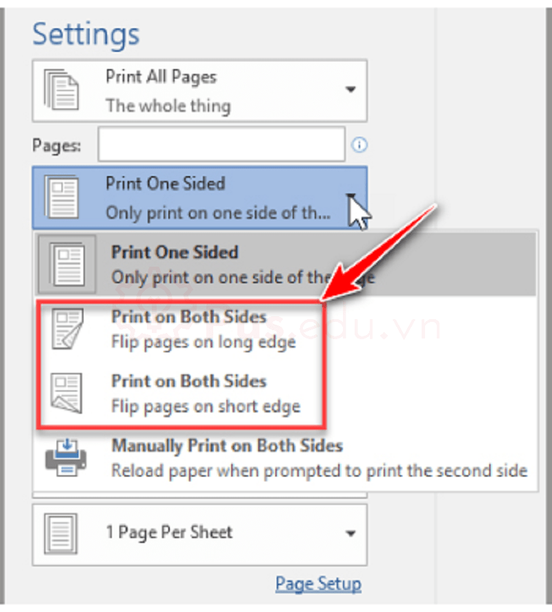 Hướng Dẫn Cách In 2 Mặt Trong Word 365, Word 2019, Word 2016, Word 2013 ...